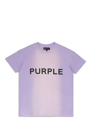 PURPLE BRAND Textured Jersey Inside Out T-shirt - Purple