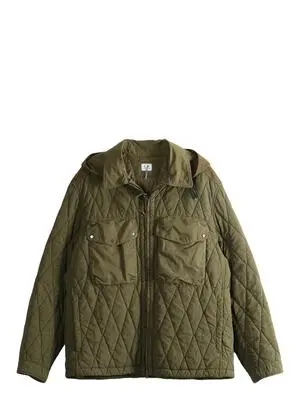 C.P. COMPANY Gd Liner Mixed Goggle Jacket - Green
