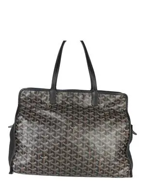 Goyard Goyardine Canvas Sac Hardy Pet Carrier Pm Shoulder Bag/tote - Black