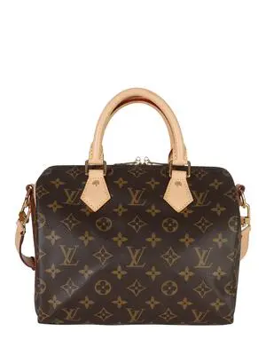 LOUIS VUITTON Monogram Canvas Speedy Bandouliere 25 - Brown