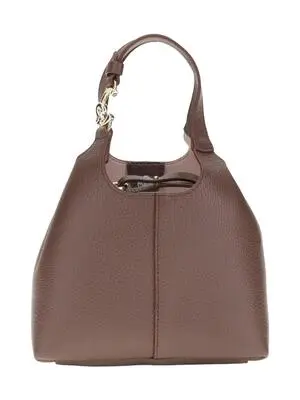 COCCINELLE C-easy Small Grained Leather Handbag - Brown