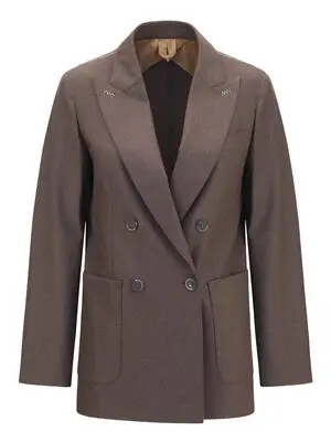 Max Mara Cloruro Double-breasted Blazer - Brown