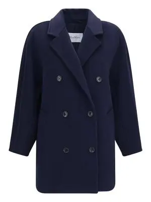 Max Mara Rebus Double-breasted Jacket - Blue