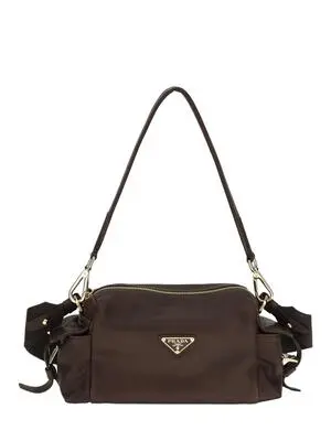 Prada Nappa Leather Explore Shoulder Bag - Brown