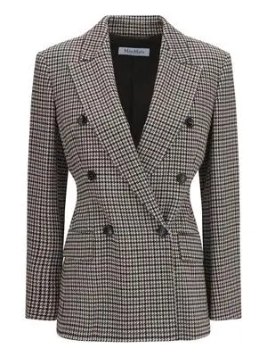 Max Mara Max Mara Eccelso Double-Breasted Blazer Multicolour