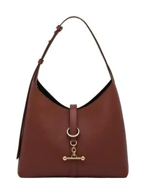 Strathberry Kite Leather Hobo Bag - Walnut