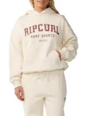 Rip Curl Varsity Sports Hoodie - Bone