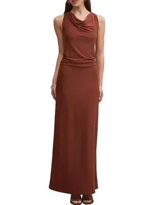 EVER NEW Racerback Sleeveless Maxi Dress - Rust