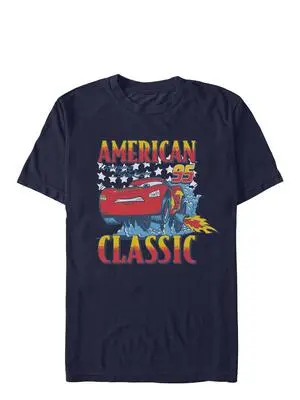 Disney American Classic Kachow Graphic T-shirt - Navy Blue