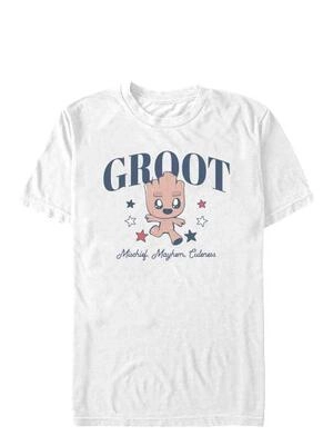 GUARDIANS OF THE GALAXY VOL. 2 Mischief Mayhem Cuteness Graphic T-shirt - White