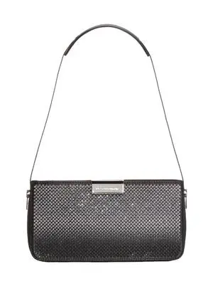 Alexander Wang Siren Studded Satin Shoulder Bag - Black