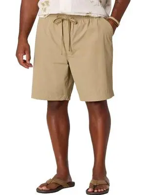 NAUTICA Big & Tall Performance Stretch Pull-on Shorts - Coriander