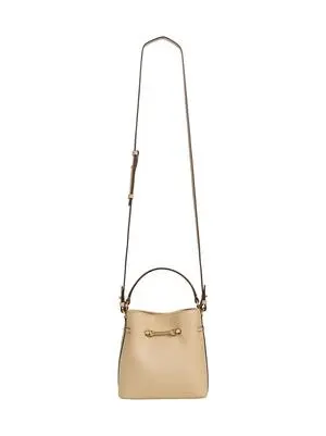 Strathberry Mini Corda Leather Bucket Bag - Oat
