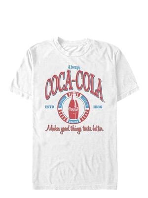 COCA COLA Makes Good Things Better Graphic T-shirt - White