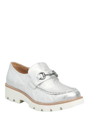 SOFFT Prewitt Horsebit Loafer - Silver