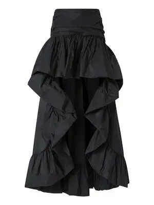 Pinko Ruffled Asymmetrical Skirt - Black