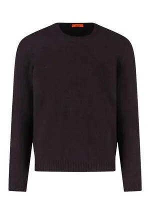 DRUMOHR Crew Neck Long Sleeve Sweater - Brown
