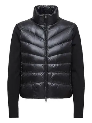 Moncler Padded Zip-up Cardigan - Black