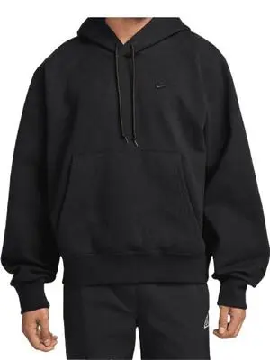 Nike Logo-embroidered Hoodie - Black