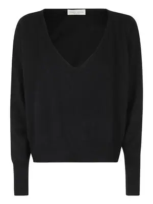 ROBERTO COLLINA V-neck Sweater - Black