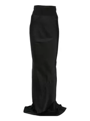 Rick Owens Coda Slim-fit Maxi Skirt - Black