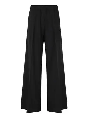 SEMICOUTURE Wide-leg Casual Trousers - Black
