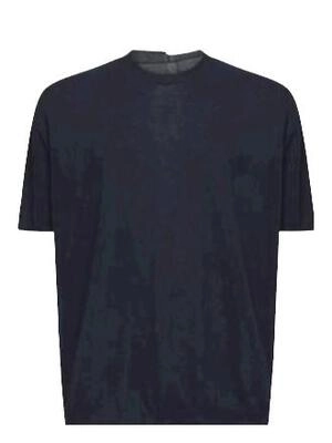 UMA WANG Short-sleeved Knit Top - Blue