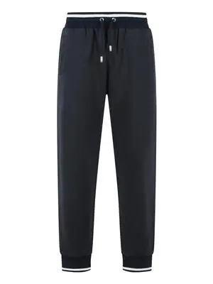 Dolce & Gabbana Dolce Gabbana Logo Embroidered Joggers - Blue