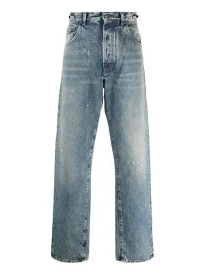 DARKPARK Logo-patch Straight-leg Jeans - Blue
