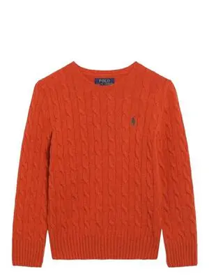 Ralph Lauren Crew Neck Cable Knit Sweater - I