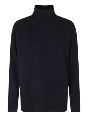ROBERTO COLLINA Roberto Collina Turtleneck Sweater With Ribbed Trim And Side Slits