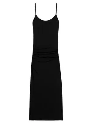 TOTEME Draped Slip Dress - Black