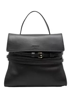 Moschino Leather Tote Bag - Black