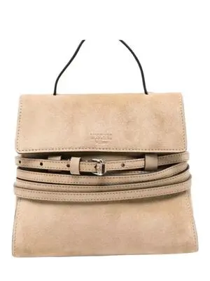 Moschino Belt-detail Mini Bag - Beige