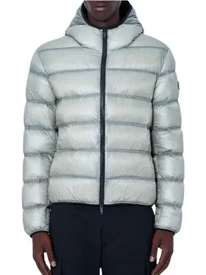 Moncler Guadiana Hooded Down Jacket - Grey