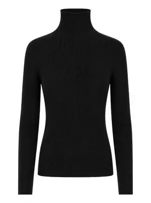 P.a.r.o.s.h High Neck Knit Top - Black