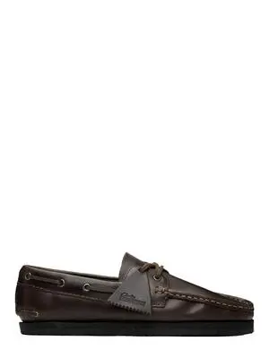 Clarks Godney Boat Shoes - Brown