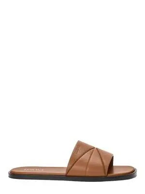 Loewe Open Toe Slippers - Mocha