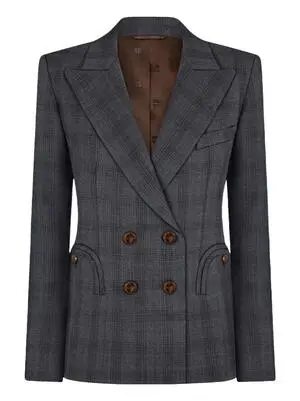 BLAZÉ MILANO Bravado Charmer Double-breasted Blazer - Grey