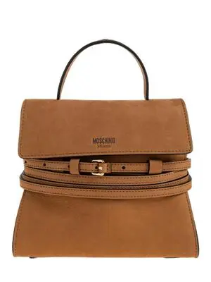 Moschino Tie Me Top Handle Bag - Brown