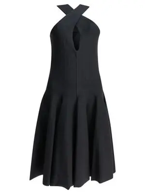 Alaïa Short Flared Dress - Blue