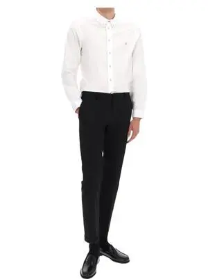 Paul Smith Tailored Cotton Pants - Black