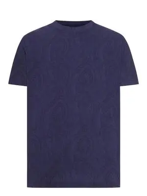 Etro Paisley-print T-shirt - Blue