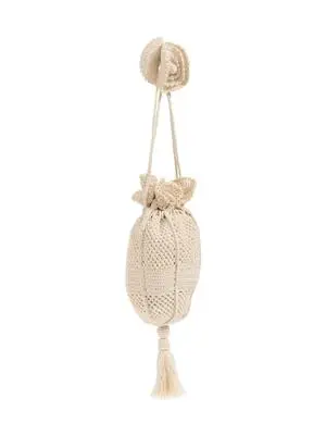 Ulla Johnson Crochet Shoulder Bag - Natural