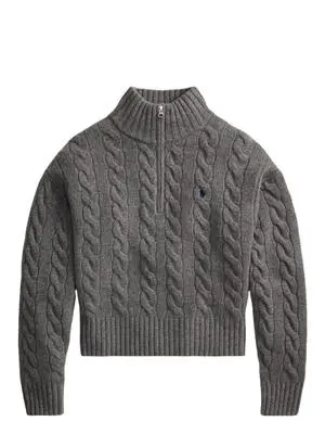 POLO RALPH LAUREN Polo Ralph Lauren Cable-Knit Quarter-Zip Sweater