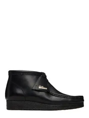 Clarks Wallabee Desert Boots - Black