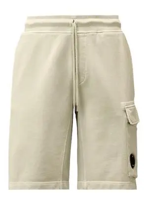 C.P. COMPANY Lens-detail Cargo Track Shorts - Nude