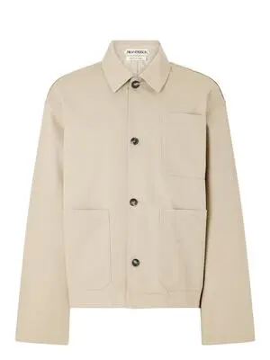 JW ANDERSON JW Anderson Logo Embroidered Cotton Twill Jacket