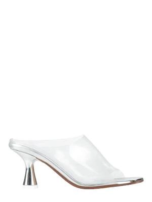 MAISON MARGIELA Plastic And Metallic Sandals With Covered Heel - Transparent