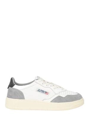 AUTRY Two-tone Leather Sneakers - White